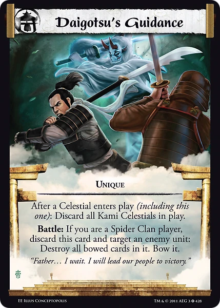 Daigotsu's Guidance/card | L5r: Legend of the Five Rings Wiki | Fandom