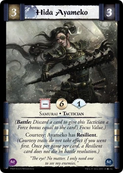 Hida Ayameko/card | L5r: Legend of the Five Rings Wiki | Fandom
