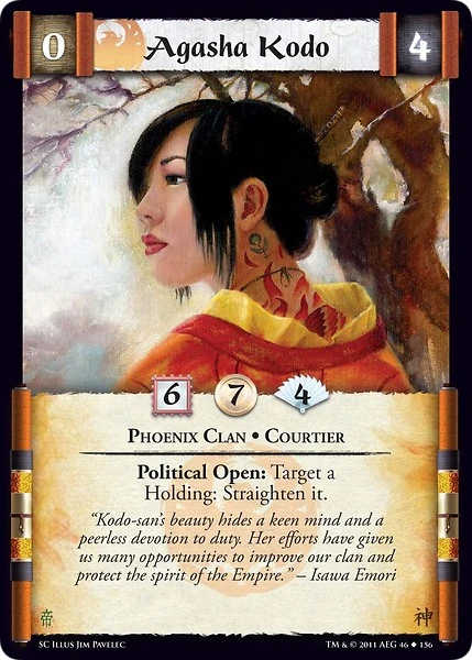 Agasha Kodo/card | L5r: Legend of the Five Rings Wiki | Fandom