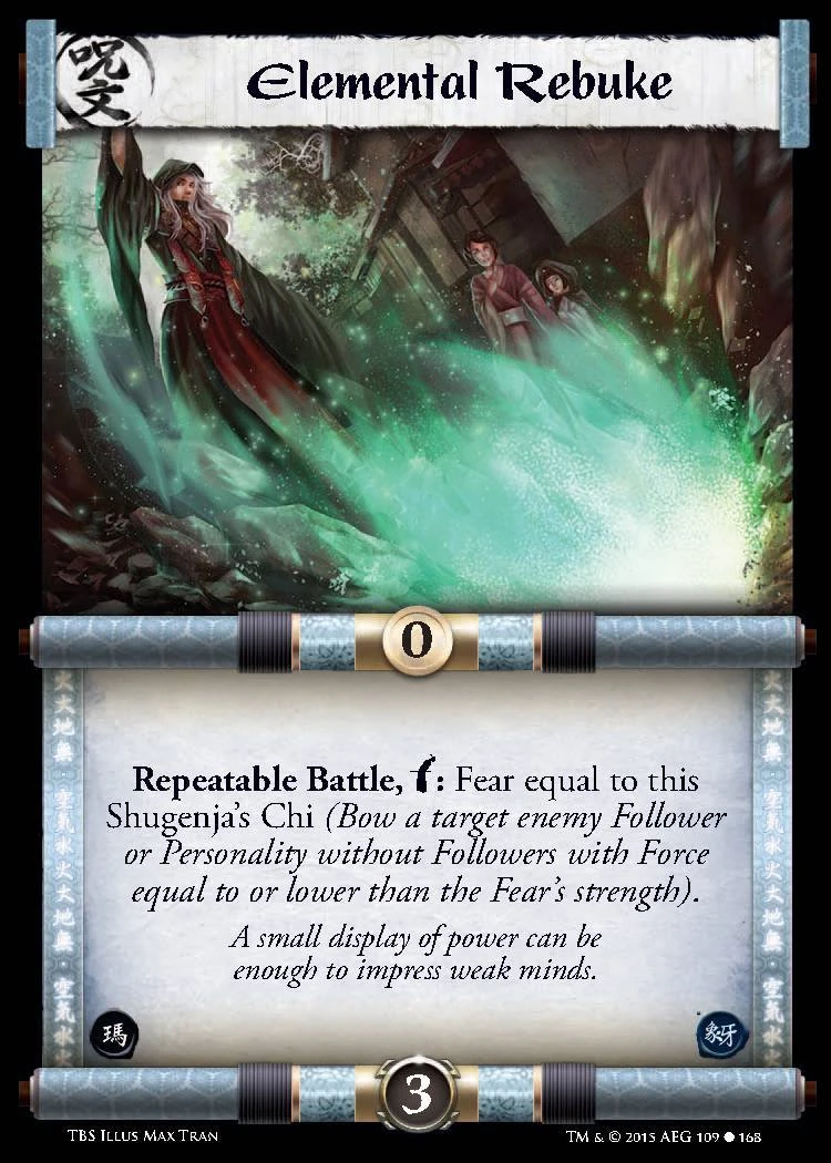 Elemental Rebuke/card | L5r: Legend of the Five Rings Wiki | Fandom