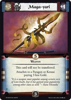Maga-yari/card2 | L5r: Legend of the Five Rings Wiki | Fandom