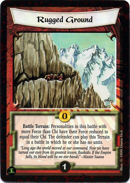 Rugged Ground/card | L5r: Legend of the Five Rings Wiki | Fandom