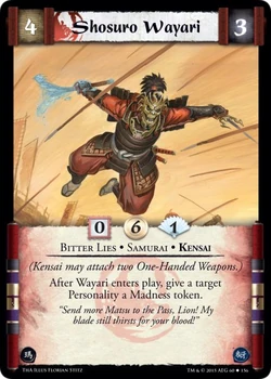Shosuro Wayari/card | L5r: Legend of the Five Rings Wiki | Fandom