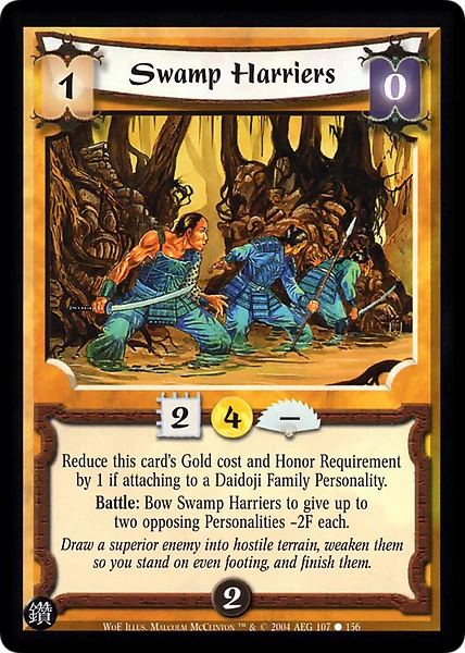 Swamp Harriers/card | L5r: Legend of the Five Rings Wiki | Fandom