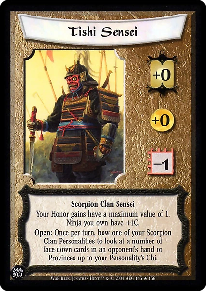 Tishi Sensei/card | L5r: Legend of the Five Rings Wiki | Fandom
