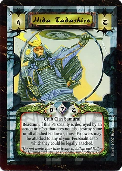Hida Tadashiro/card | L5r: Legend of the Five Rings Wiki | Fandom