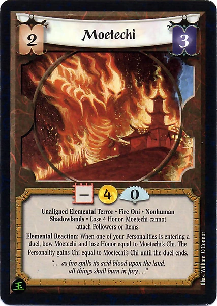 Moetechi/card | L5r: Legend of the Five Rings Wiki | Fandom