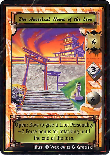 The Ancestral Home of the Lion/card | L5r: Legend of the Five Rings ...