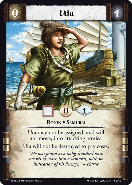 Uta/card | L5r: Legend of the Five Rings Wiki | Fandom