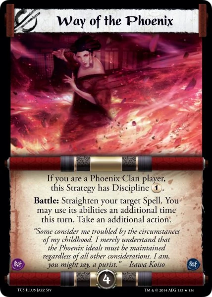 Way of the Phoenix/card | L5r: Legend of the Five Rings Wiki | Fandom