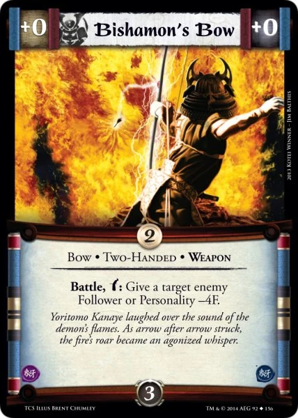 Bishamon's Bow/card | L5r: Legend of the Five Rings Wiki | Fandom