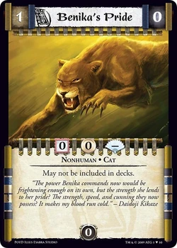 Benika's Pride/card2 | L5r: Legend of the Five Rings Wiki | Fandom