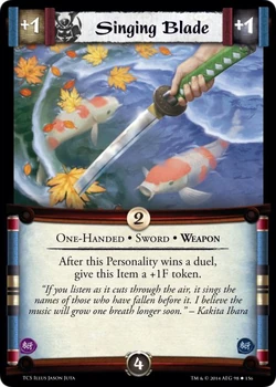 Singing Blade/card | L5r: Legend of the Five Rings Wiki | Fandom
