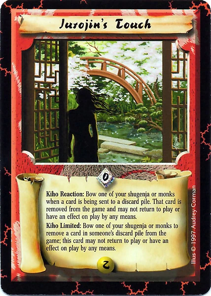 Jurojin's Touch/card | L5r: Legend of the Five Rings Wiki | Fandom