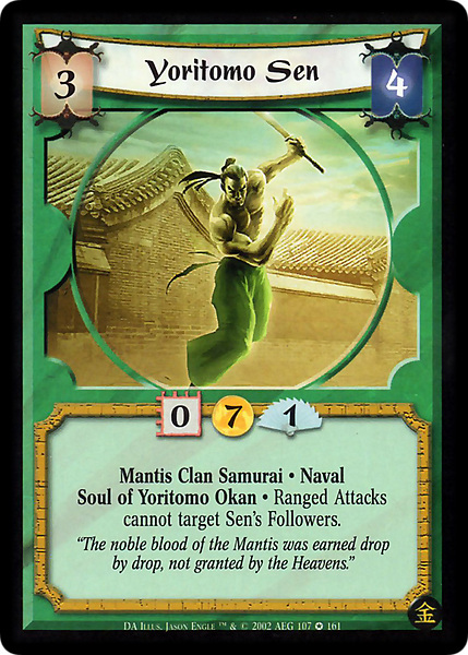 Yoritomo Sencard L5r Legend Of The Five Rings Wiki Fandom