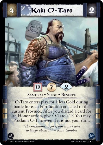 Kaiu O-Taro/card | L5r: Legend of the Five Rings Wiki | Fandom