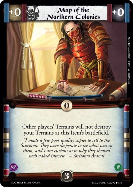 Map of the Northern Colonies/card | L5r: Legend of the Five Rings Wiki ...