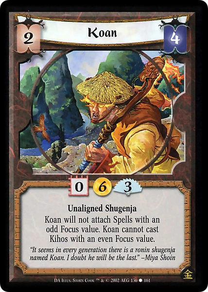 Koan/card | L5r: Legend of the Five Rings Wiki | Fandom