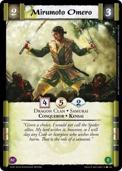 Mirumoto Omero/card | L5r: Legend of the Five Rings Wiki | Fandom