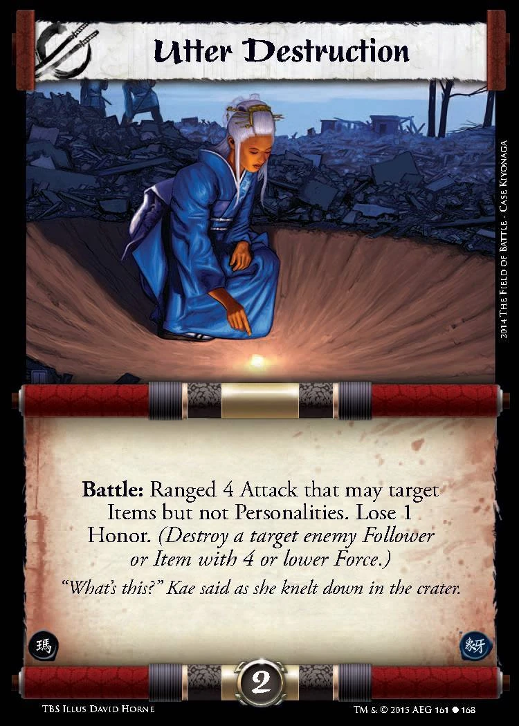 Utter Destruction/card | L5r: Legend of the Five Rings Wiki | Fandom