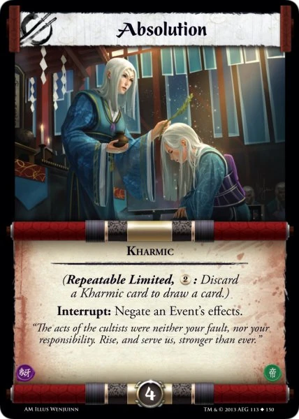 Absolution/card | L5r: Legend of the Five Rings Wiki | Fandom