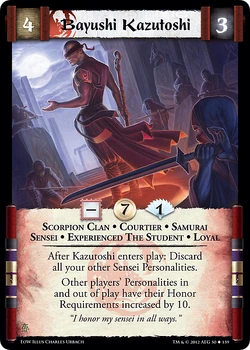Bayushi Kazutoshi/card | L5r: Legend of the Five Rings Wiki | Fandom