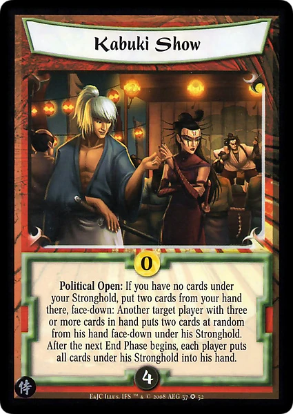Kabuki Show/card | L5r: Legend of the Five Rings Wiki | Fandom