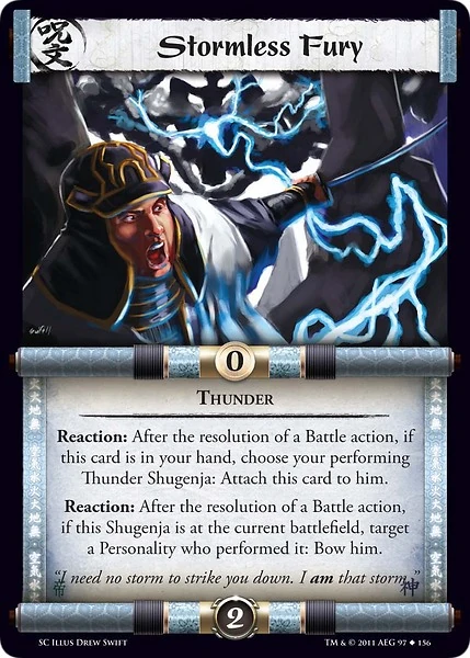 Stormless Fury/card | L5r: Legend of the Five Rings Wiki | Fandom