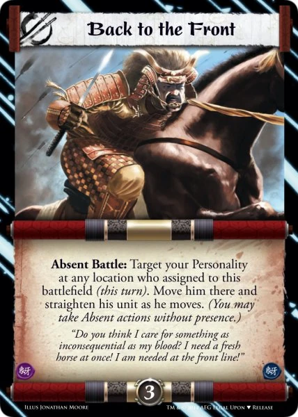 Back to the Front/card2 | L5r: Legend of the Five Rings Wiki | Fandom