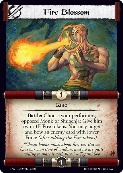 Fire Blossom/card | L5r: Legend of the Five Rings Wiki | Fandom