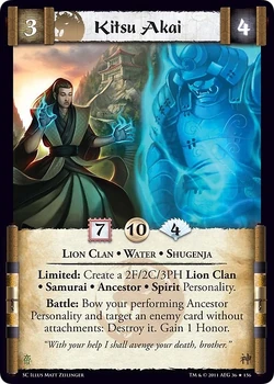 Kitsu Akai/card | L5r: Legend of the Five Rings Wiki | Fandom