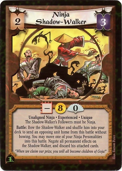 Ninja Shadow-Walker Exp2/card | L5r: Legend of the Five Rings Wiki | Fandom