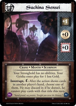Sachina Sensei/card | L5r: Legend of the Five Rings Wiki | Fandom