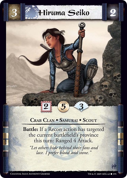 Hiruma Seikocard L5r Legend Of The Five Rings Wiki Fandom