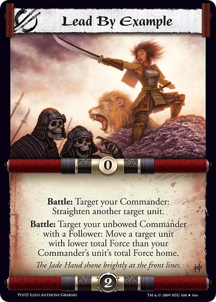 Lead By Example/card | L5r: Legend of the Five Rings Wiki | Fandom