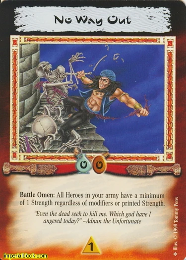 No Way Out (LBS)/card | L5r: Legend of the Five Rings Wiki | Fandom