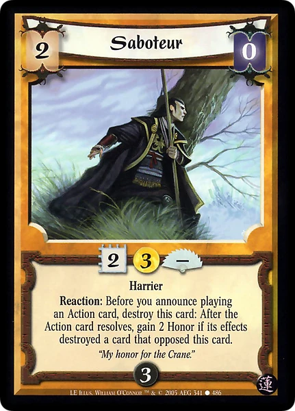 Saboteur/card | L5r: Legend of the Five Rings Wiki | Fandom