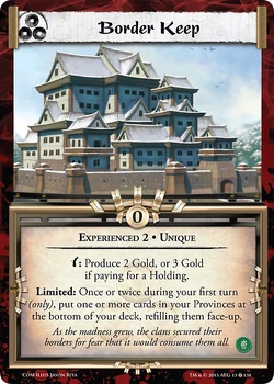Border Keep Exp2/card | L5r: Legend of the Five Rings Wiki | Fandom