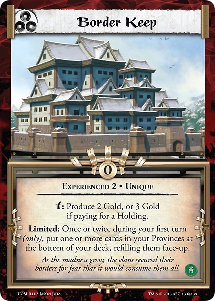 Border Keep Exp2/card | L5r: Legend of the Five Rings Wiki | Fandom