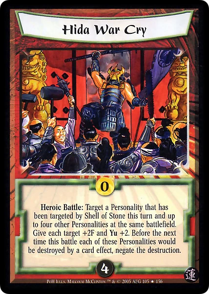 Hida War Cry/card | L5r: Legend of the Five Rings Wiki | Fandom