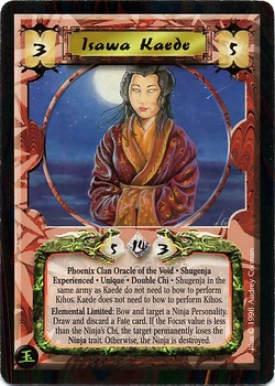 Isawa Kaede Exp/card | L5r: Legend of the Five Rings Wiki | Fandom