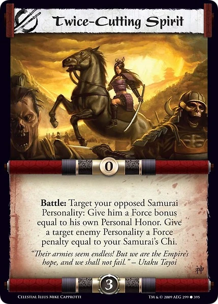Twice-Cutting Spirit/card | L5r: Legend of the Five Rings Wiki | Fandom