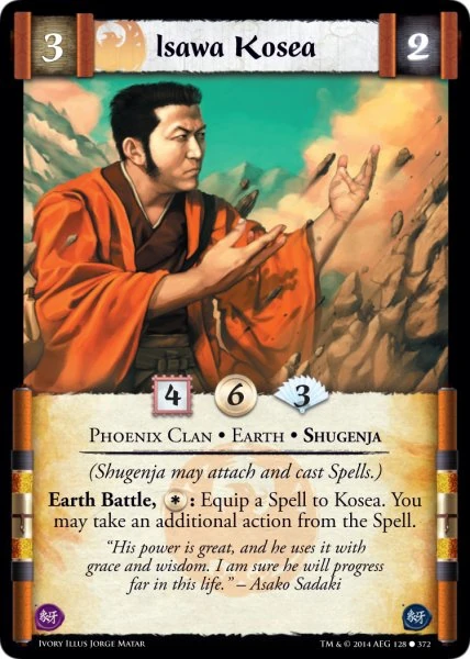 Isawa Kosea/card | L5r: Legend of the Five Rings Wiki | Fandom