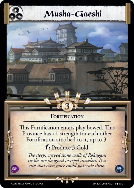 Musha Gaeshicard L5r Legend Of The Five Rings Wiki Fandom
