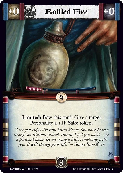 Bottled Fire/card | L5r: Legend of the Five Rings Wiki | Fandom