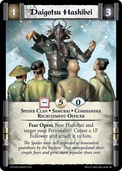 Daigotsu Hashibei/card | L5r: Legend of the Five Rings Wiki | Fandom