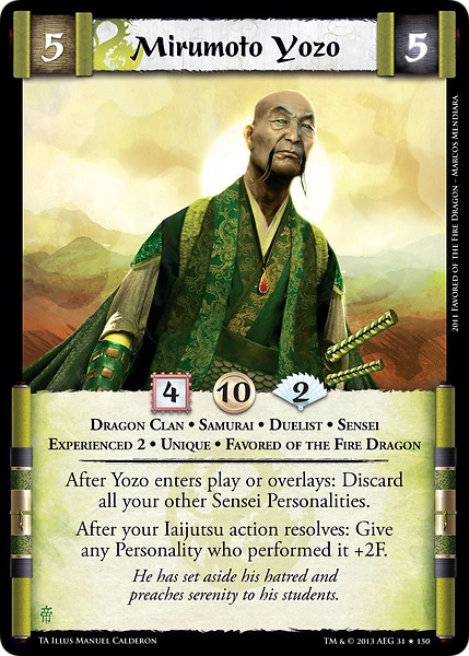 Mirumoto Yozo Exp2/card | L5r: Legend of the Five Rings Wiki | Fandom