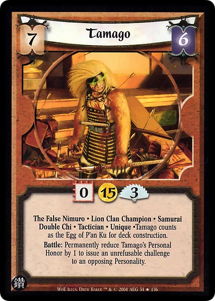 Tamago/card | L5r: Legend of the Five Rings Wiki | Fandom