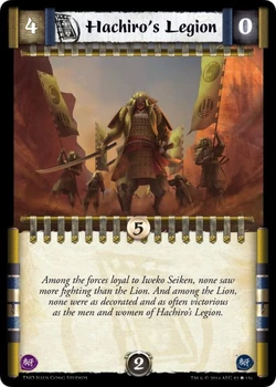 Hachiro's Legion/card | L5r: Legend of the Five Rings Wiki | Fandom