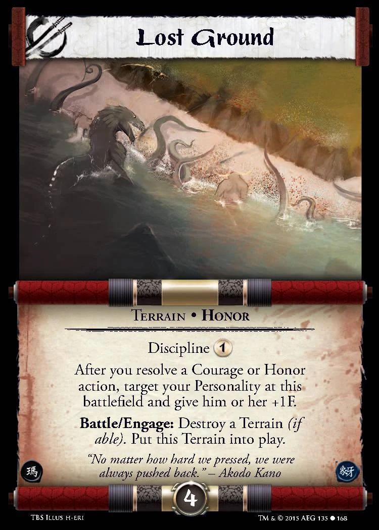 Lost Ground/card | L5r: Legend of the Five Rings Wiki | Fandom